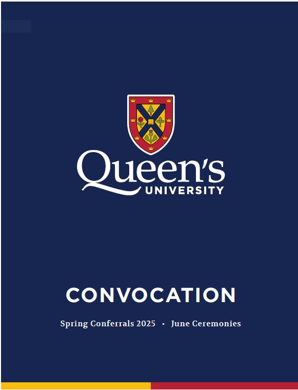 Spring 2025 Ceremony Programs | Queen's University